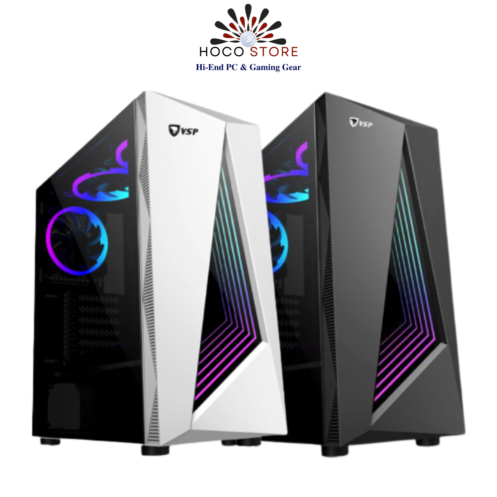 Vỏ Case Máy Tính VSP Gaming KA33 - (ATX) LED RGB | Hoco Store PC | Shopee Việt Nam