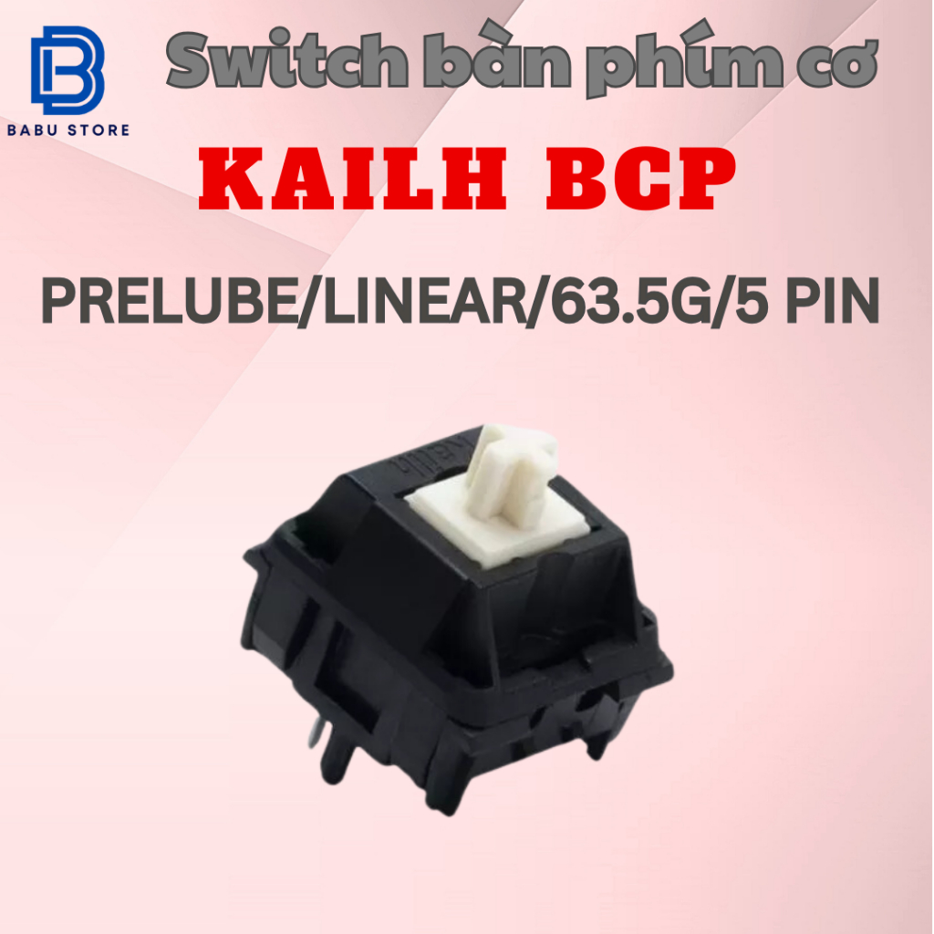 Switch Kailh BCP | Âm Nổ | Linear 63.5g | Công tắc bàn phím cơ | Shopee ...