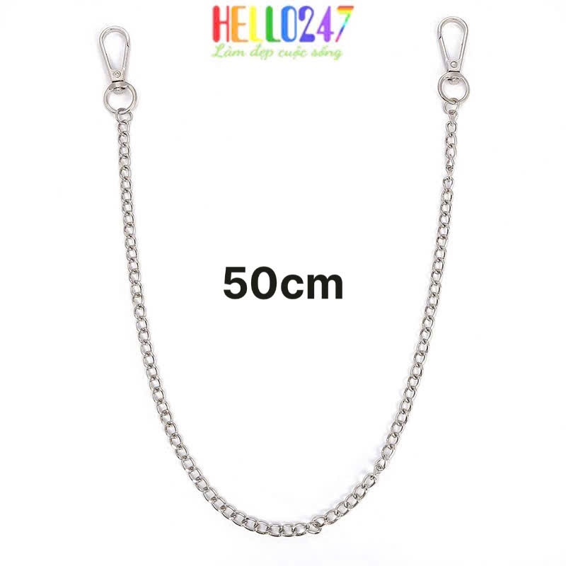 Dây xích treo đai quần thắt lưng kim loại HELLO247 dây xích phụ kiện ...