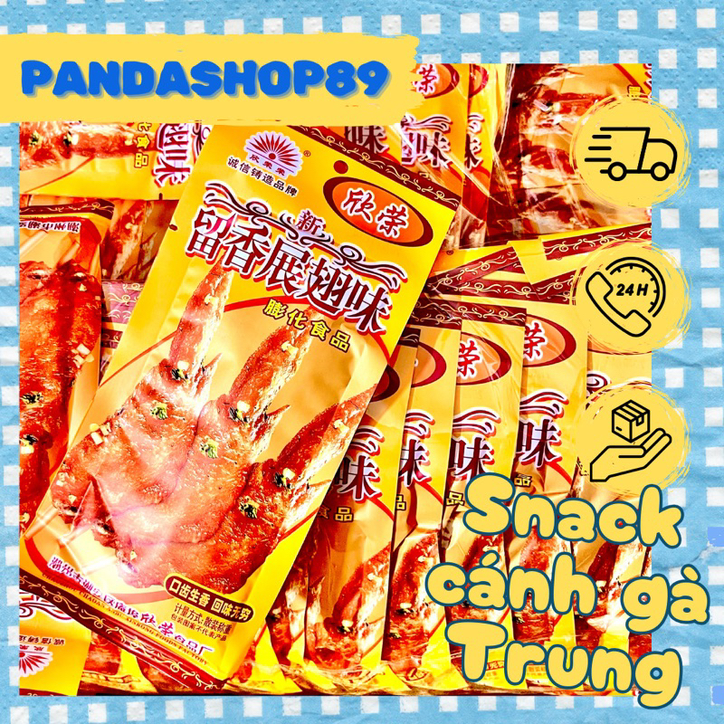 Set 5 gói Snack Cánh Gà TQ giòn thơm, đồ ăn vặt tuổi thơ cổng trường ...