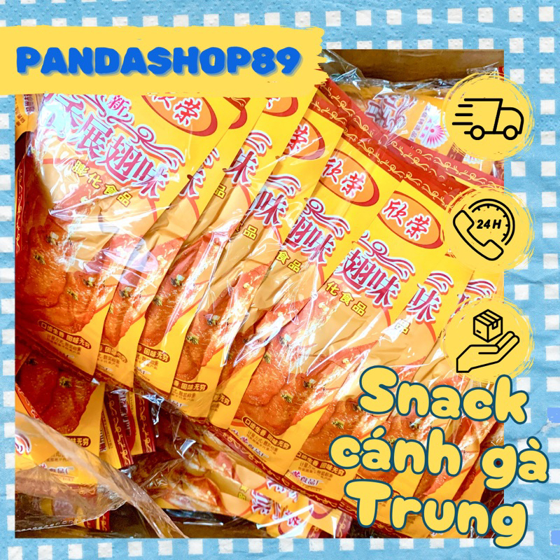 [ 10 Gói ] Snack Cánh Gà TQ giòn thơm, đồ ăn vặt tuổi thơ cổng trường ...