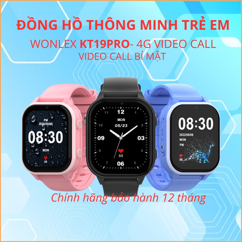 Đồng Hồ Thông Minh Trẻ Em Nam Nữ Định Vị Chống Nước Lắp SIM Nghe Gọi Giá Rẻ Chính Hãng Wonlex ...