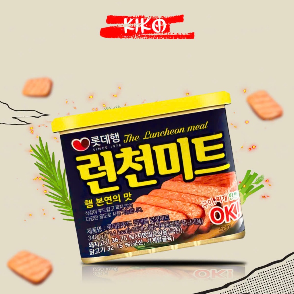 Thịt Hộp Hàn Quốc Lotte Lunchoen Meat hộp 340g | Shopee Việt Nam