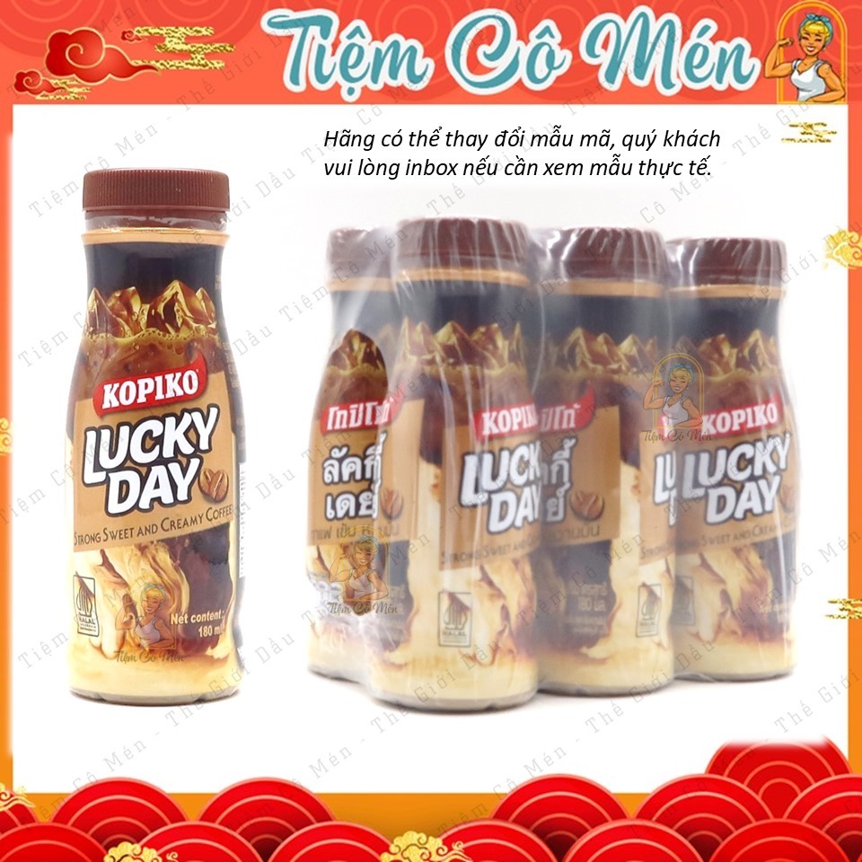 Cafe sữa Kopiko Lucky Day Thái Lan pha sẵn - 180ml | Shopee Việt Nam
