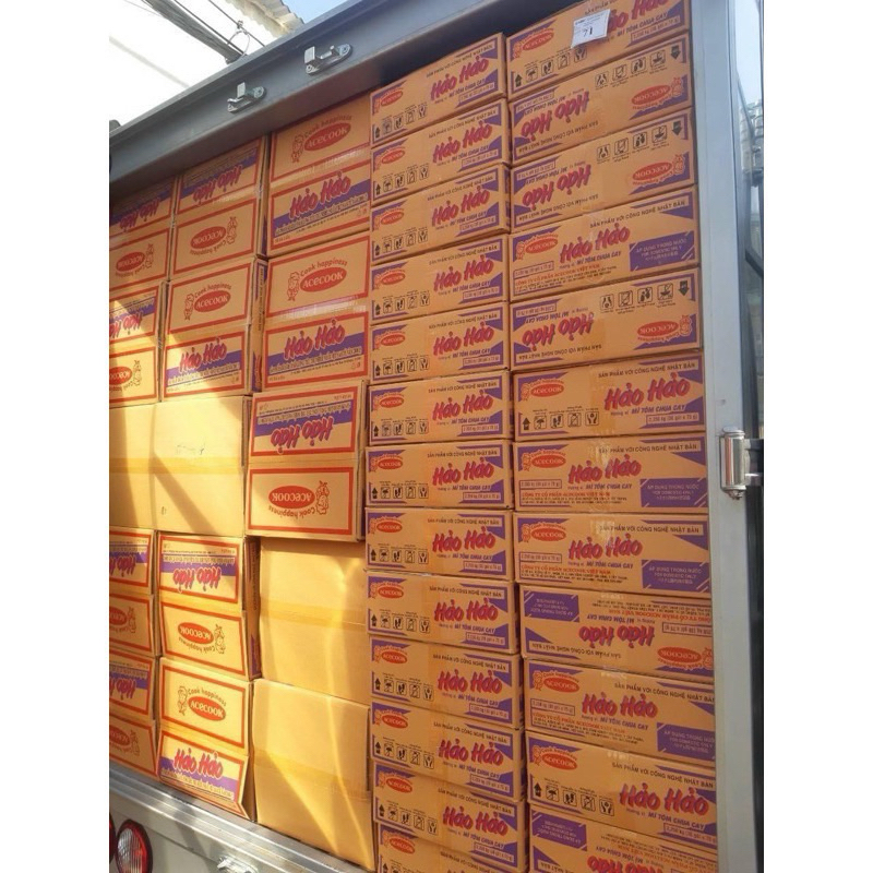 Thùng Mì Tôm 30 Gói Hảo Hảo chua cay,75gam ,thiếu gói muối mỡ(Lưu ý ko ...