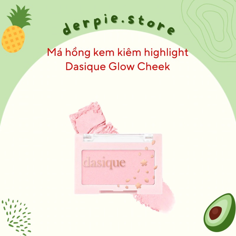 Phấn má hồng dạng kem kiêm highlight Dasique Romantic Blossom Glow ...