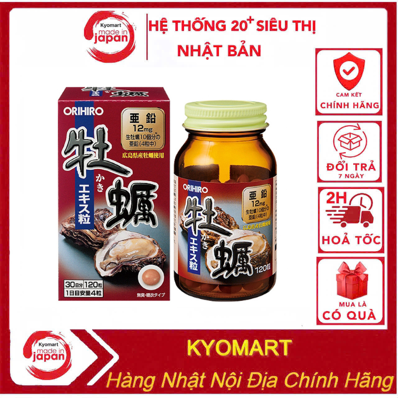 Viên Uống Hàu Tươi Orihiro 120v/hộp Nội Địa Nhật | Shopee Việt Nam