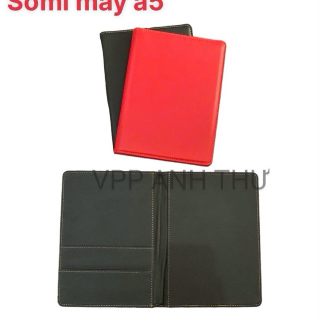 A5 - BÌA TAP SƠMI KẸP HỒ SƠ DA MAY A5 | Shopee Việt Nam