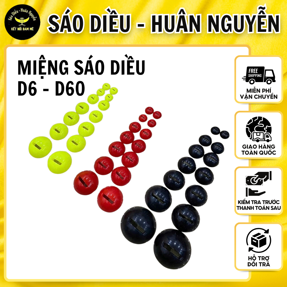 Miệng sáo diều 💥 HÀNG CAO CẤP 💥 Miệng sáo nhựa đa sắc siêu bền D6 - D60 ...