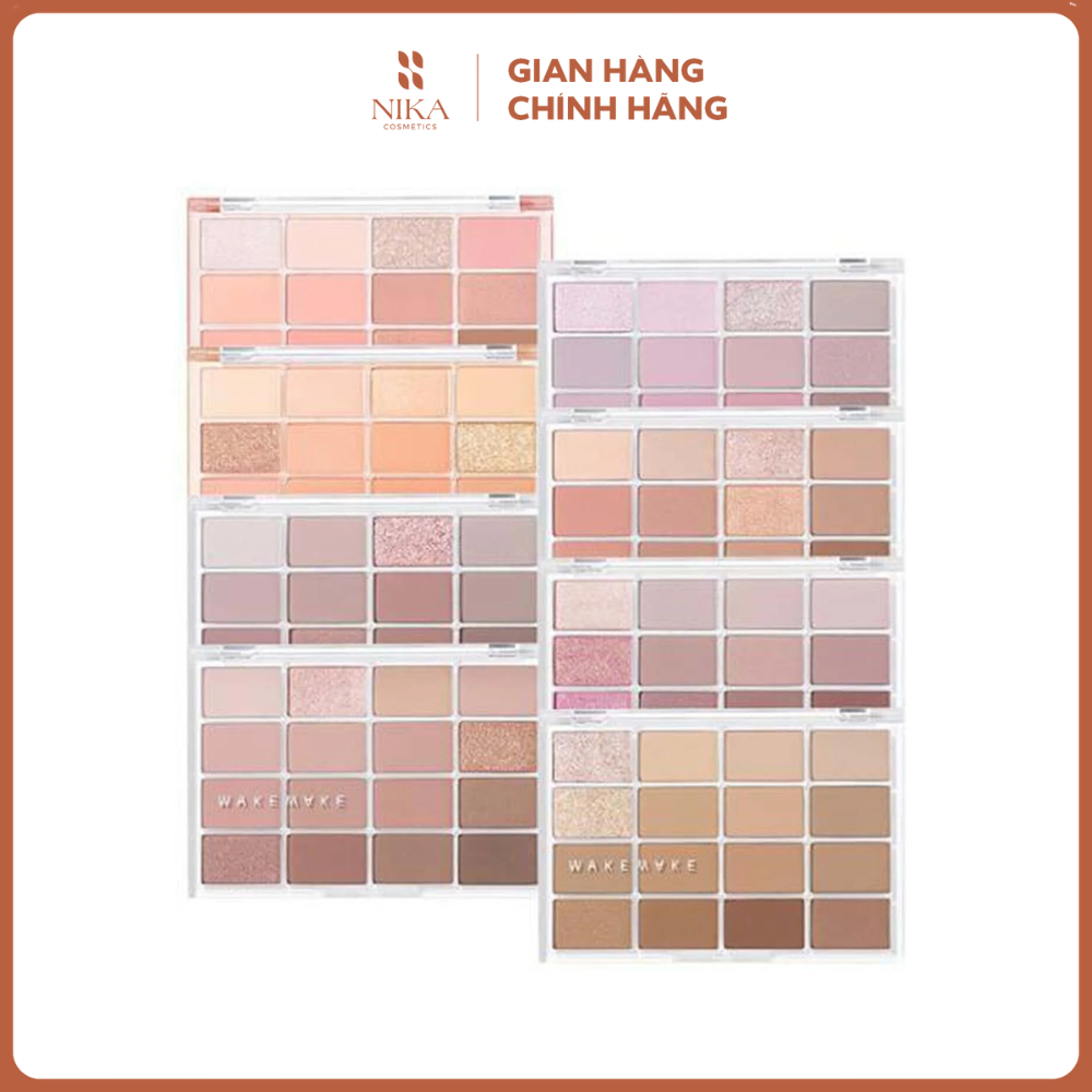 Bảng Phấn Mắt Wakemake Soft Blurring Eye Palette 16 Ô 14g | Shopee Việt Nam