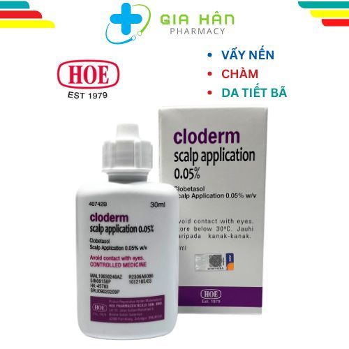 Cloderm Scalp loại bỏ Vẩy nến và Chàm dai dẳng ở da đầu. | Shopee Việt Nam
