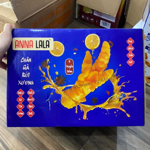 1 thùng chân gà rút xương anna lala chua cay 29gr ( thùng 200 chân gà ...