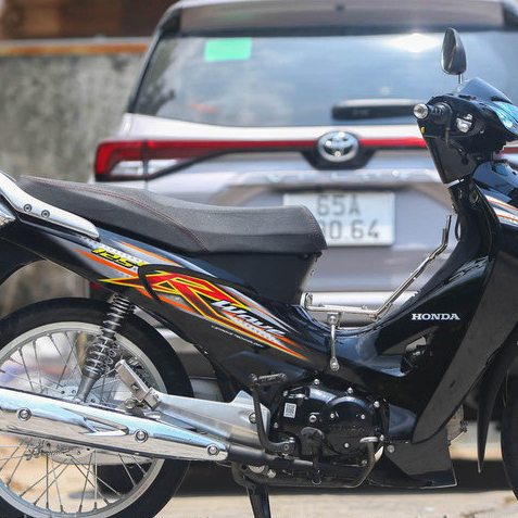 Tem Rời Xe Future 2 - Wave 125 R đen cam , thiết kế đẹp mắt, in sắc nét ...