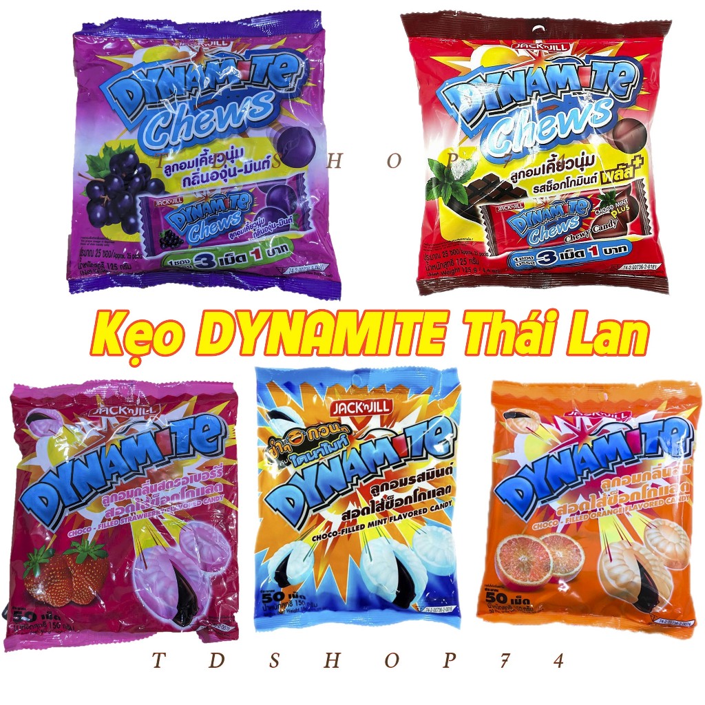 Kẹo Dynamite Thái Lan nhiều vị/ Đồ ăn vặt ngon Thái Lan | Shopee Việt Nam