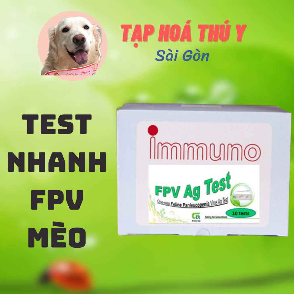 Que test giảm bạch cầu mèo FPV Ag test kit | Shopee Việt Nam