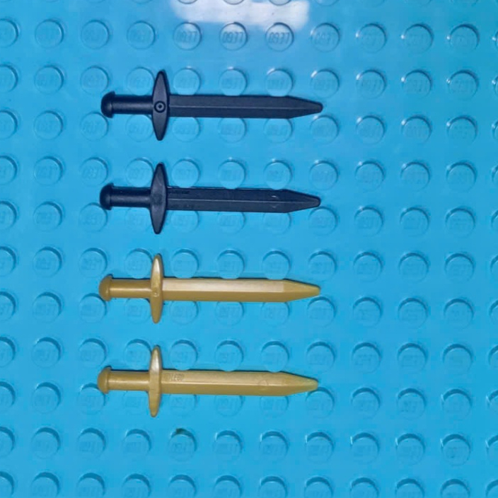 Phụ kiện Iego vũ khí: Kiếm nhọn - Minifigure, Weapon Sword, Greatsword ...
