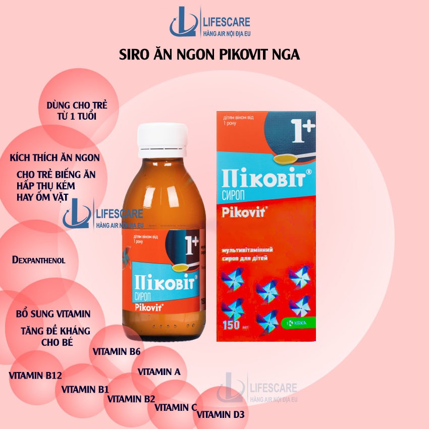 Siro Pikovit Nga Cho Trẻ Biếng An, Hộp 150ml | Shopee Việt Nam