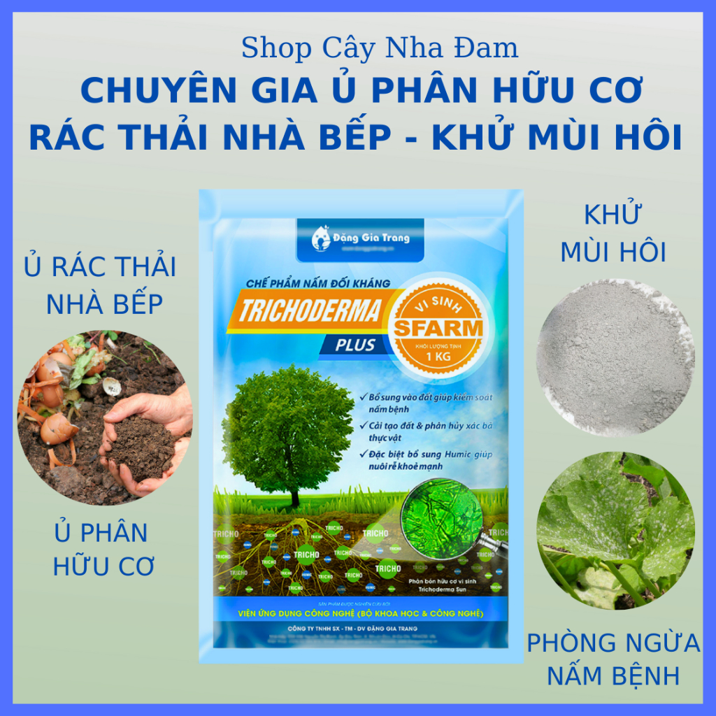 Chế Phẩm TRICHODERMA Plus Cao Cấp Chuyên Ủ Phân Hữu Cơ Cho Mọi Cây ...