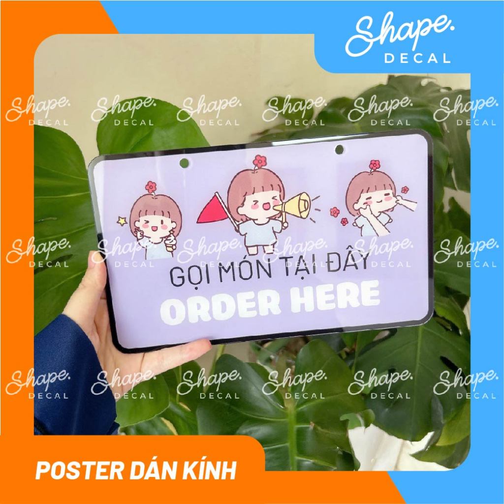 Biển treo mica - Order here | Shopee Việt Nam