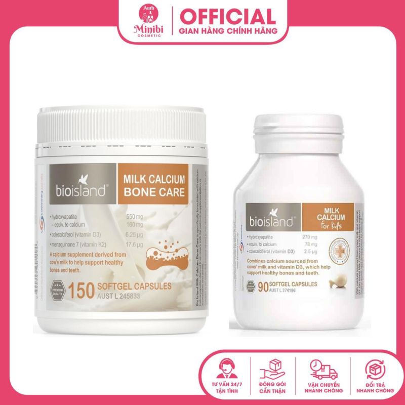 Viên uống bổ sung Canxi Bioisland 150 viên | Shopee Việt Nam