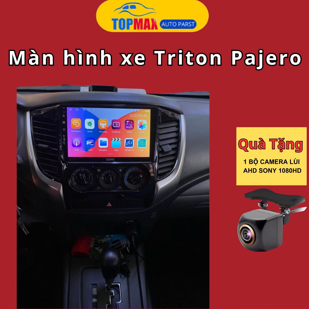 Màn hình DVD android Mitsubishi xforcei Triton Pajero có giọng nói ...