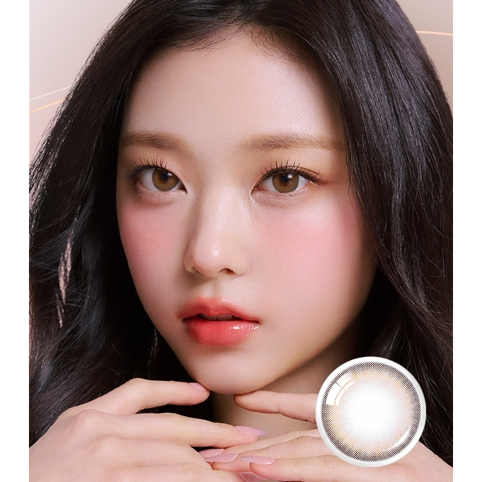 Lens 1 ngày OLENS NILS BROWN/GRAY nâu và xám tây sáng nhẹ, kính áp ...