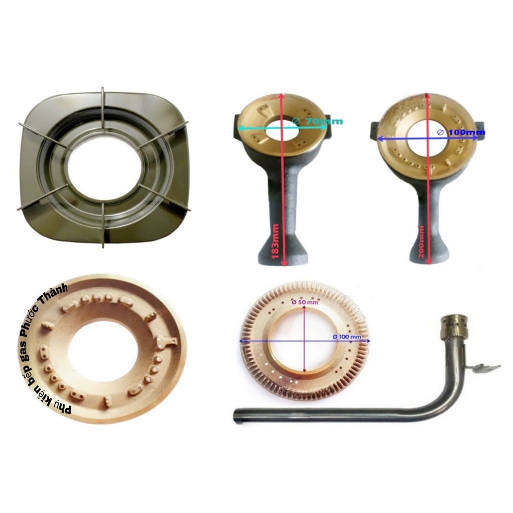 Họng bếp gas Rinnai / Ống điếu bếp gas đôi Rinnai RV-615Slim(G), RV-715Slim(GL-D), RV-715SLim(G ...