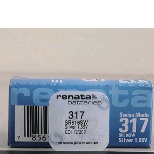 Pin đồng hồ 317 SR516SW Renata chính hãng - Vỉ 1 viên | Shopee Việt Nam