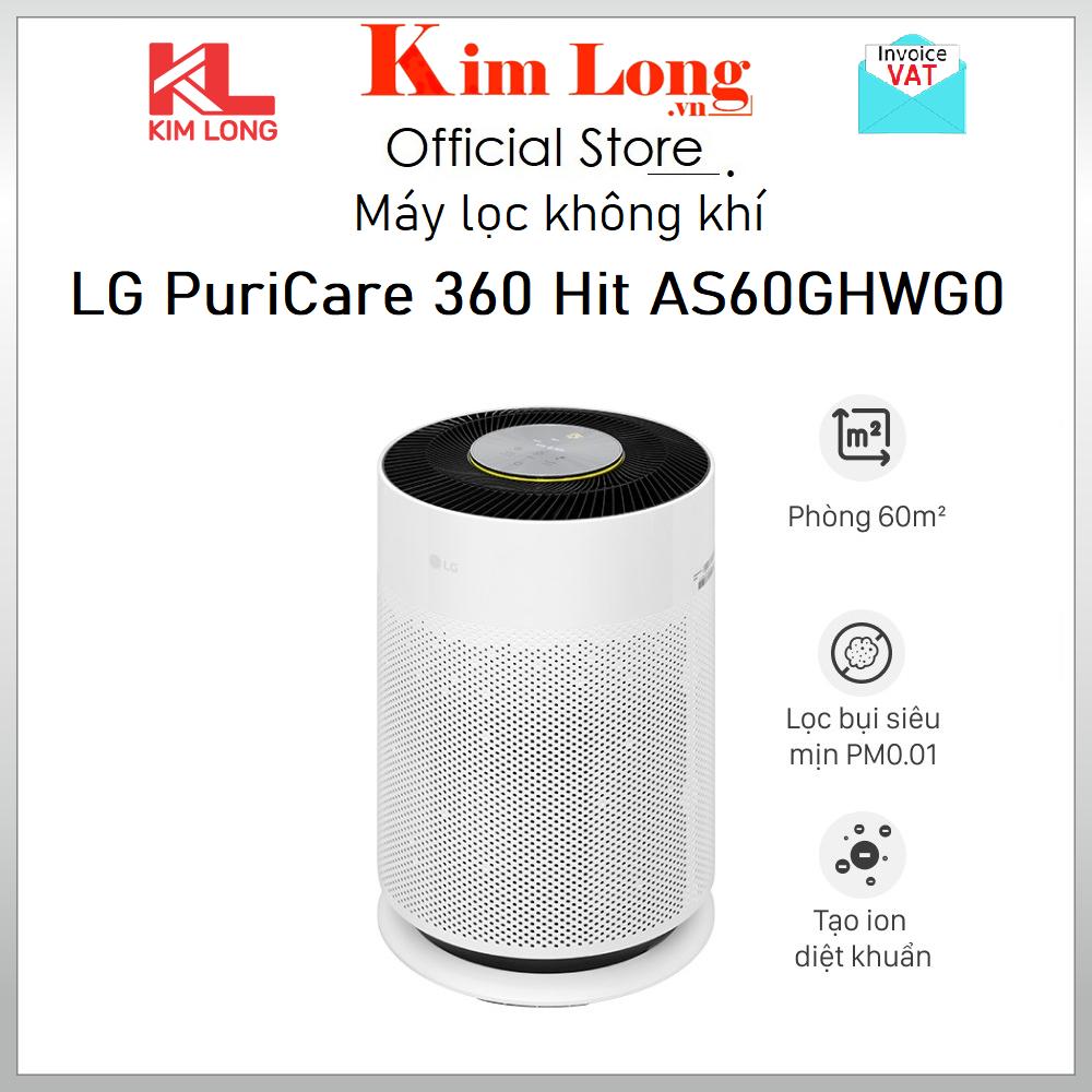 Máy lọc không khí LG PuriCare 360 Hit AS60GHWG0 41W - Hàng chính hãng ...