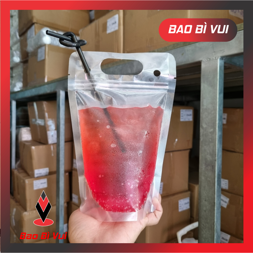 [1 kg] Túi zip trà chanh trong suốt có quai xách - BAO BÌ VUI | Shopee ...