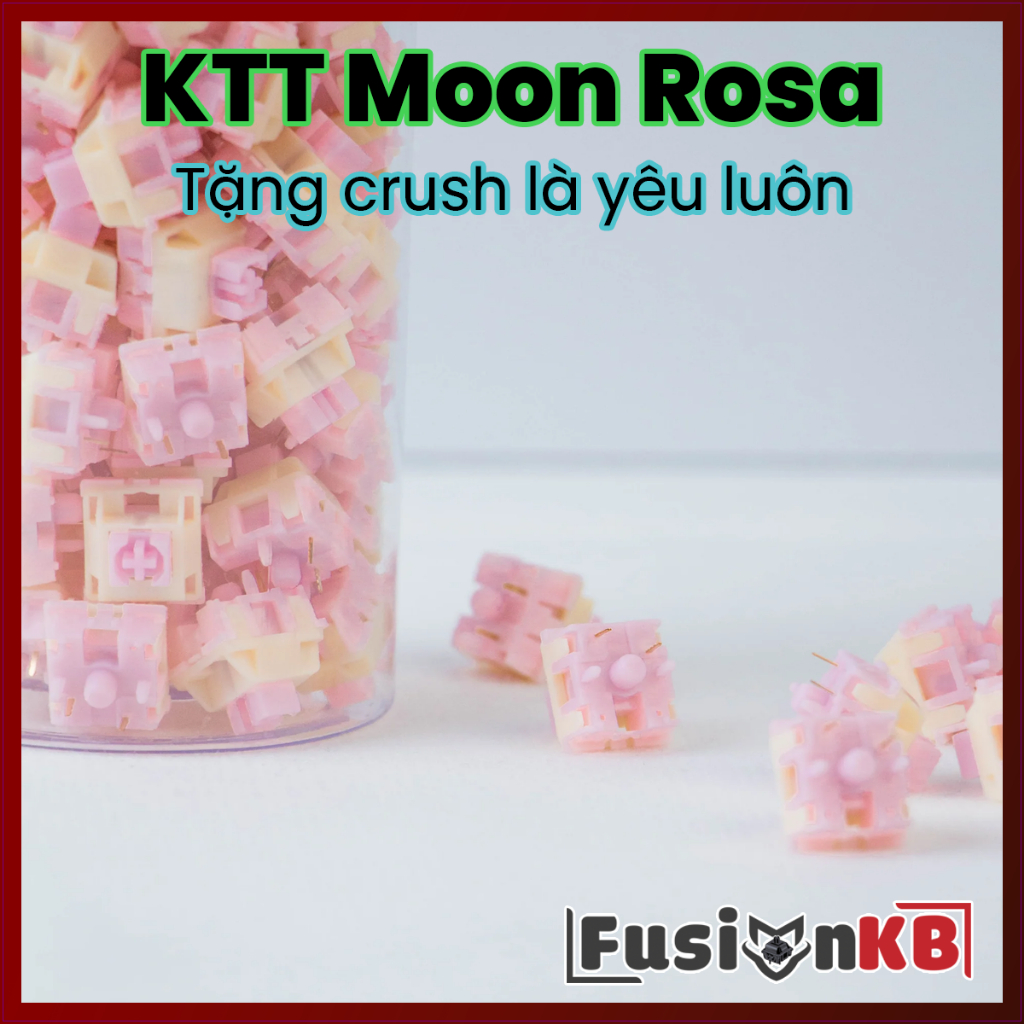 KTT Moon Rosa | Linear switch | KTT Switch | Switch sưu tầm | Switch ...
