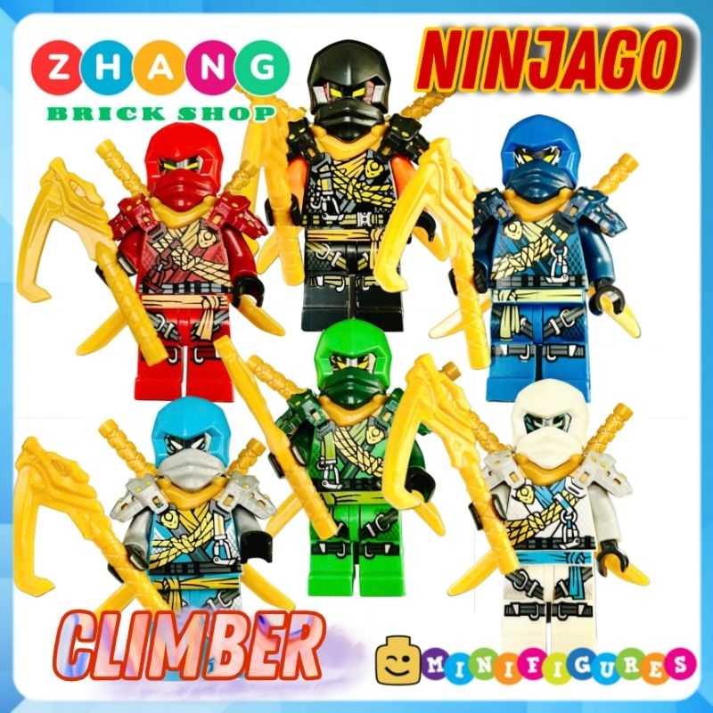 Đồ chơi xếp hình Ninjago Climber Kai Cole Jay Zane Lloyd Nya ...