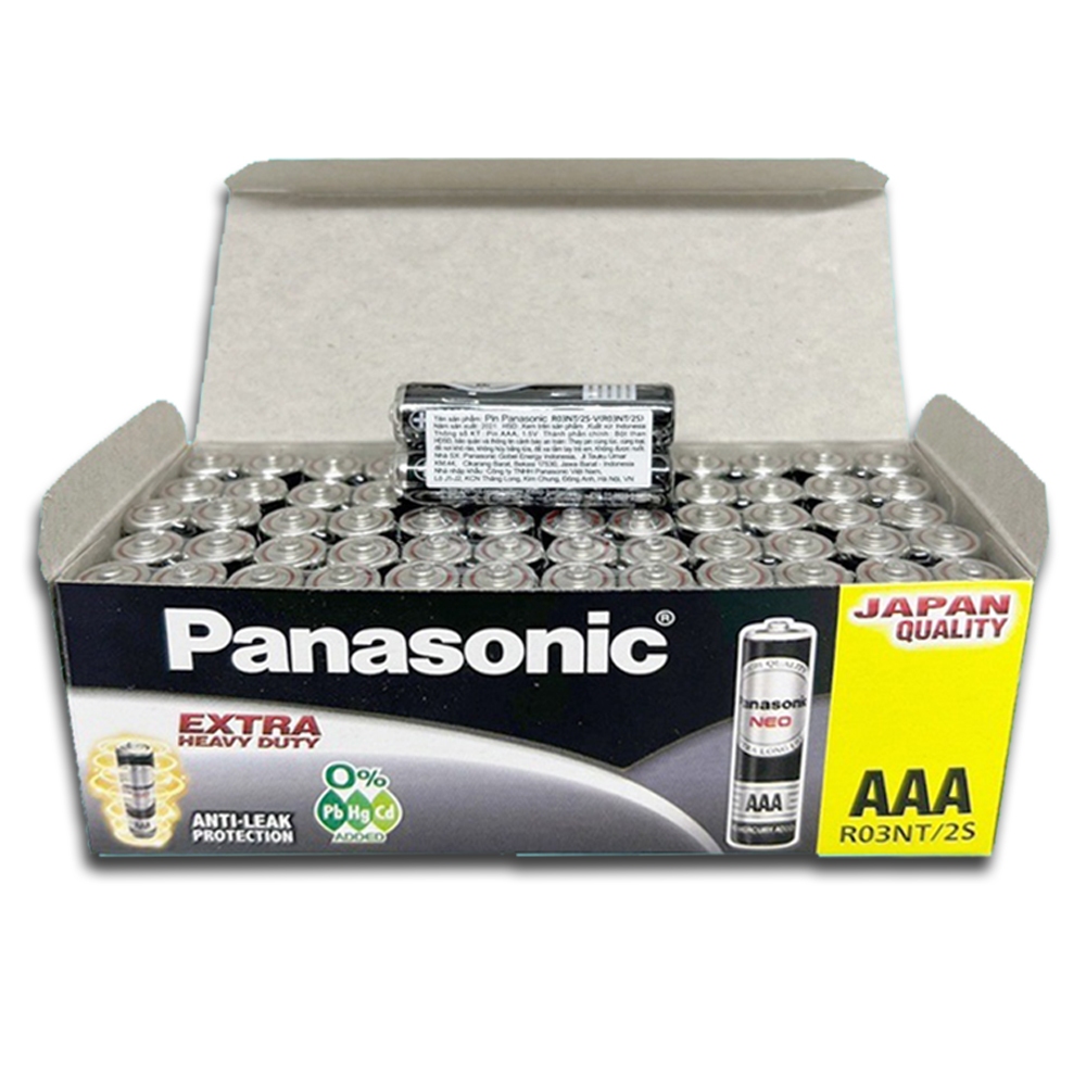 Hộp 60 viên Pin Panasonic AAA Pin 3A pin đũa dùng cho remote và thiết ...