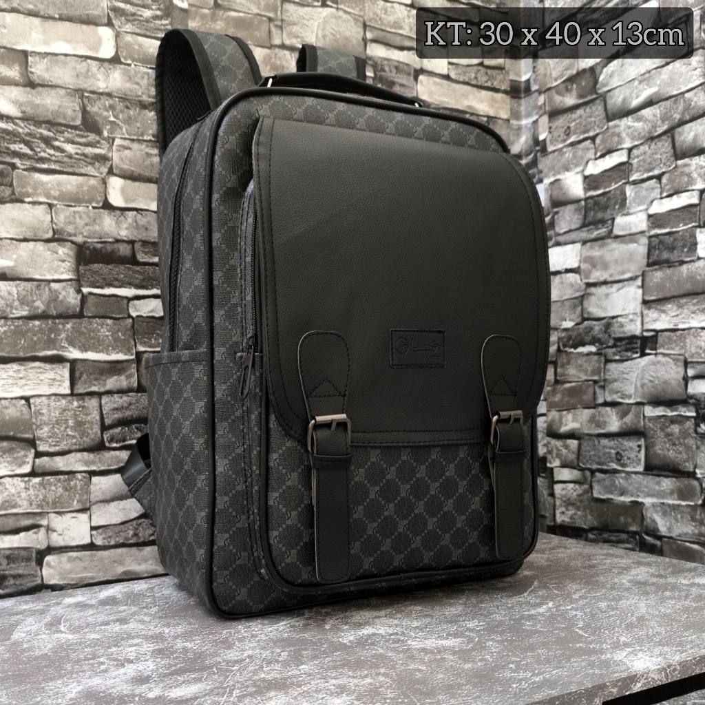 Balo Da LISANGO họa tiết sang trọng BL949, Balo đựng Laptop Đa năng ...