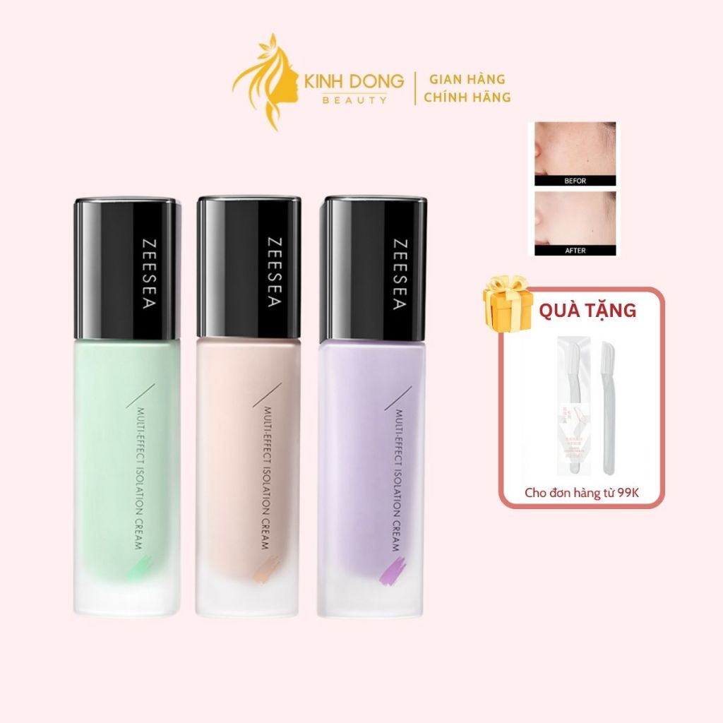 Kem lót kem chống nắng ZEESEA 30g trang điểm kiềm dầu nâng tông che lỗ chân lông làm mịn da ...