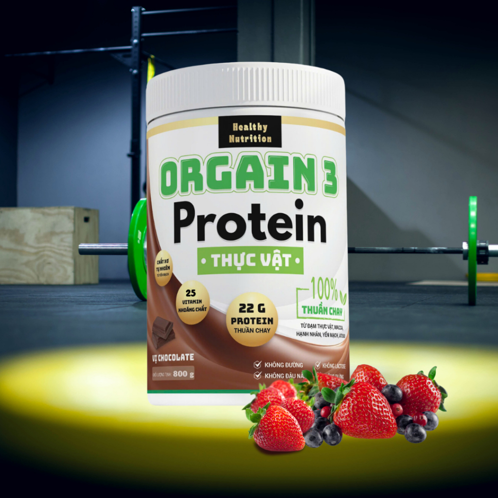 Orgain 3 Protein thực vật, 800 Gam (20 Servings) | Shopee Việt Nam