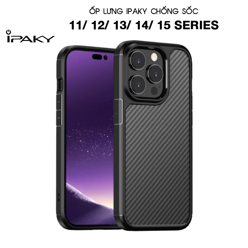 [Hỏa Tốc HCM] Ốp lưng IPAKY iPhone 15/ 15 Plus/ 15 Pro/ Max/ 14/ 14 ...