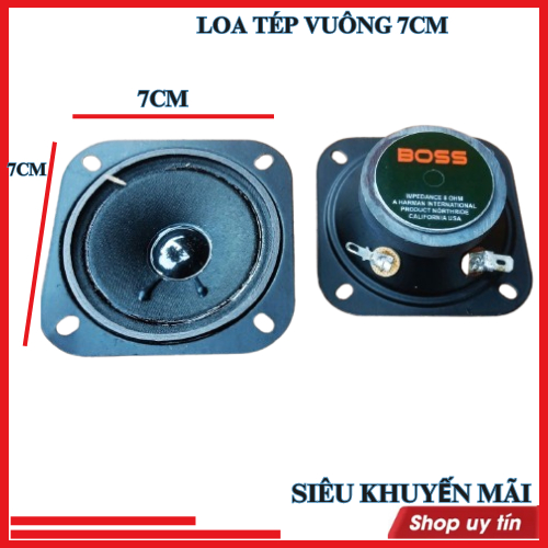 2 chiếc loa treble boss vuông 7CM gân tẩm dầu cao cấp | Shopee Việt Nam