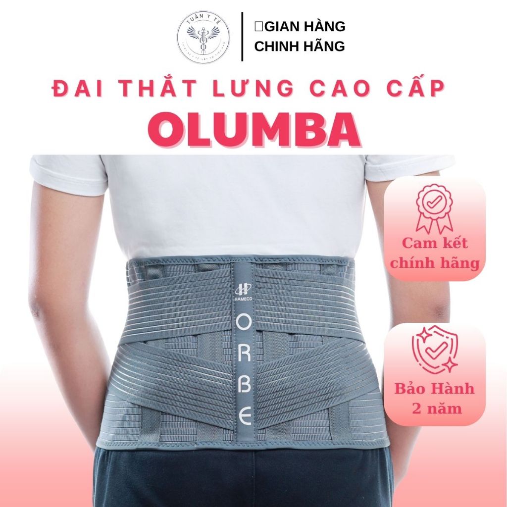 Đai Thắt Lưng Cao Cấp Olumba Màu Ghi Dự Phòng Tổn Thuơng Cột Sống Ở ...
