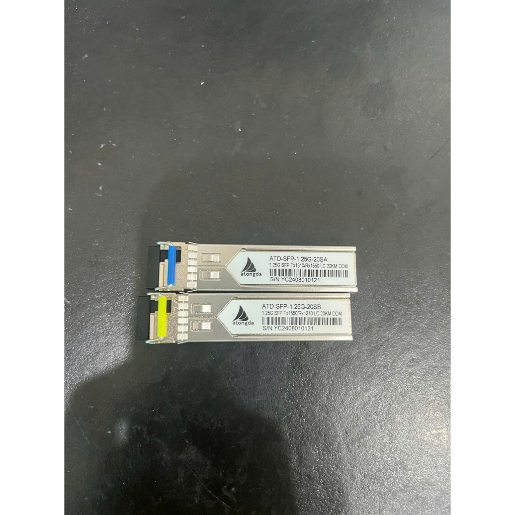 Module SFP quang 1G 1 sợi 20km Singlemode 1.25G chuẩn đầu nối LC ...