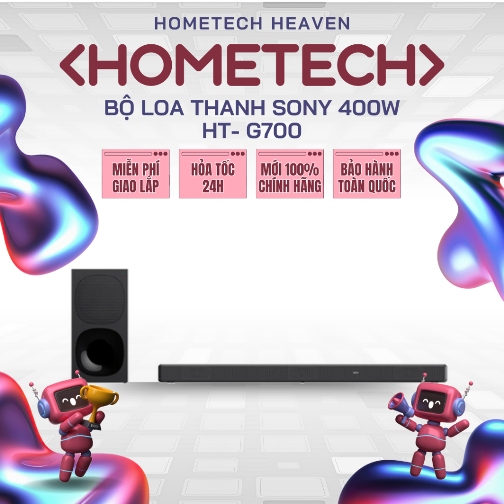 [GIAO LẮP MIỄN PHÍ] HT-G700//Z SP1 - Loa thanh Sony HT-G700 Dolby Atmos®/ DTS:X™ 3.1 Kênh - Hàng ...