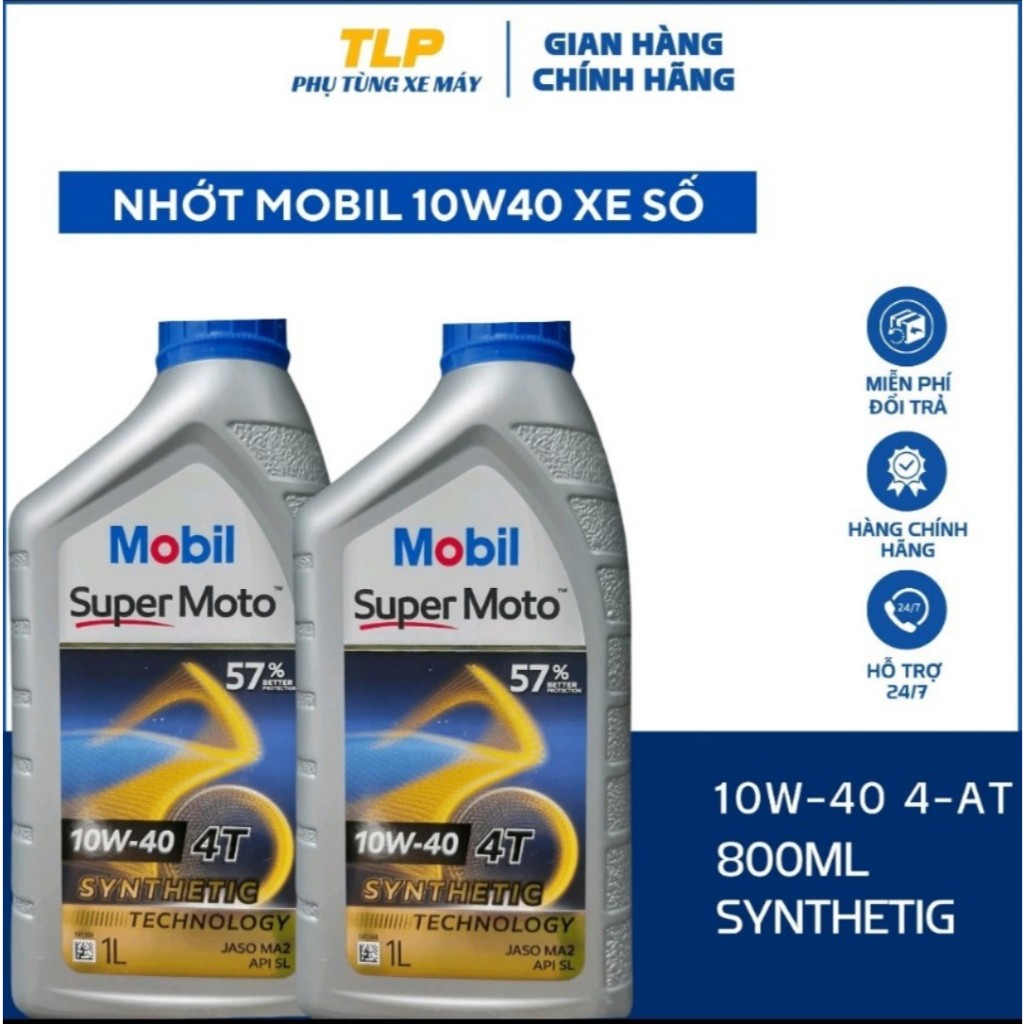 NHỚT XE SỐ CÔN TAY MOBIL NK SING 10W40 | Shopee Việt Nam