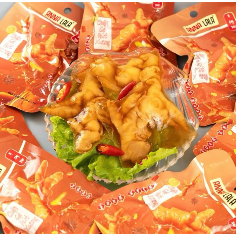 Combo 20 chân gà rút xương cay dịu Anna Lala 26g chính hãng siêu ngon ...