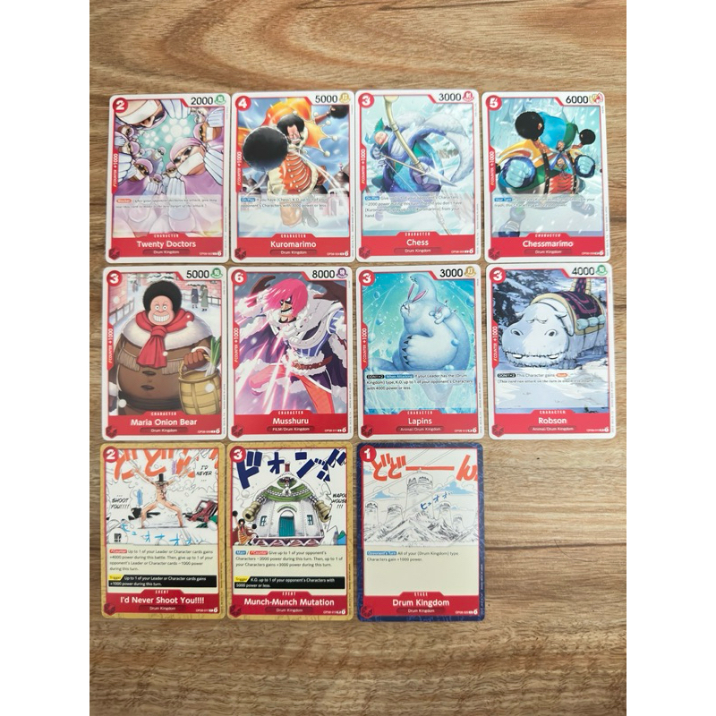 [Chính hãng] Thẻ bài One piece TCG bản Tiếng Anh loại U, UC màu đỏ (OP08) | Shopee Việt Nam