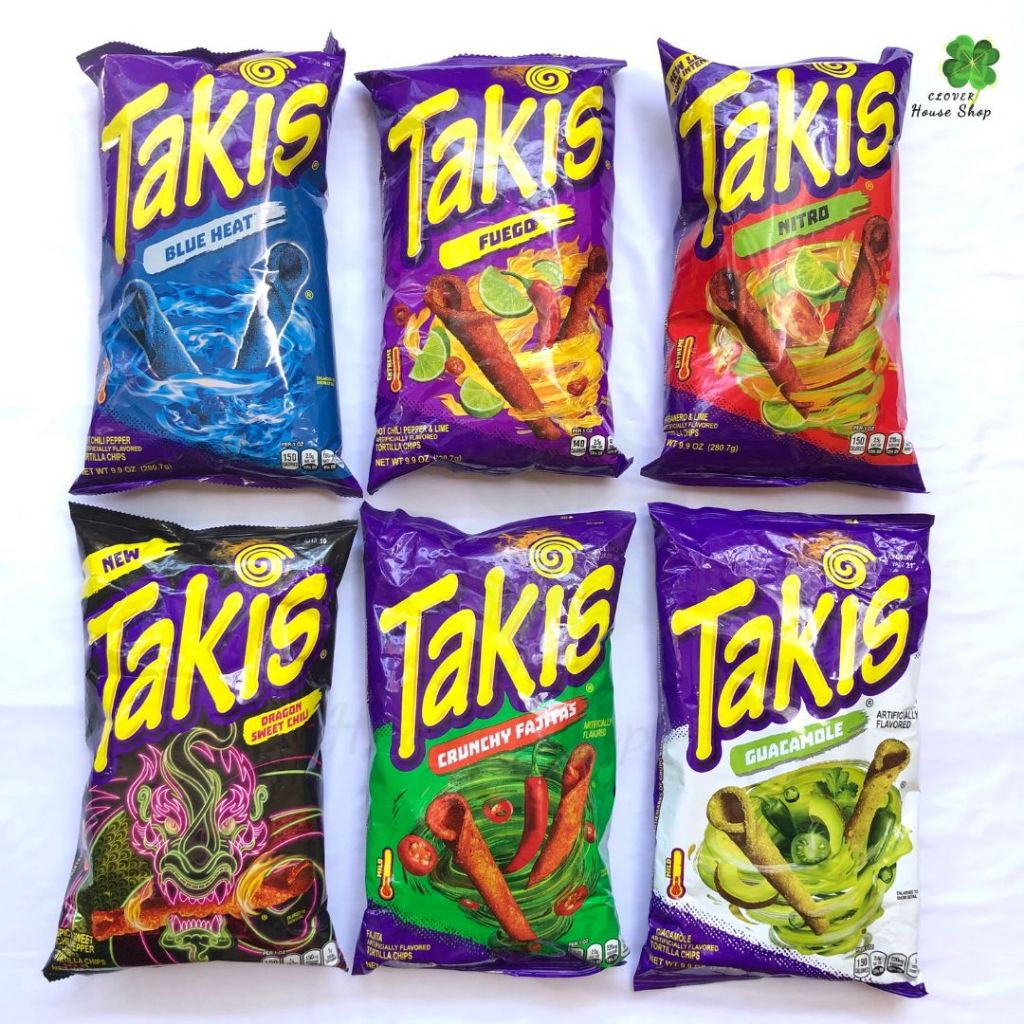 [Auth Mỹ - Vị Mới - Size Lớn 9.9 oz ] Bánh Takis snack nướng cay ...