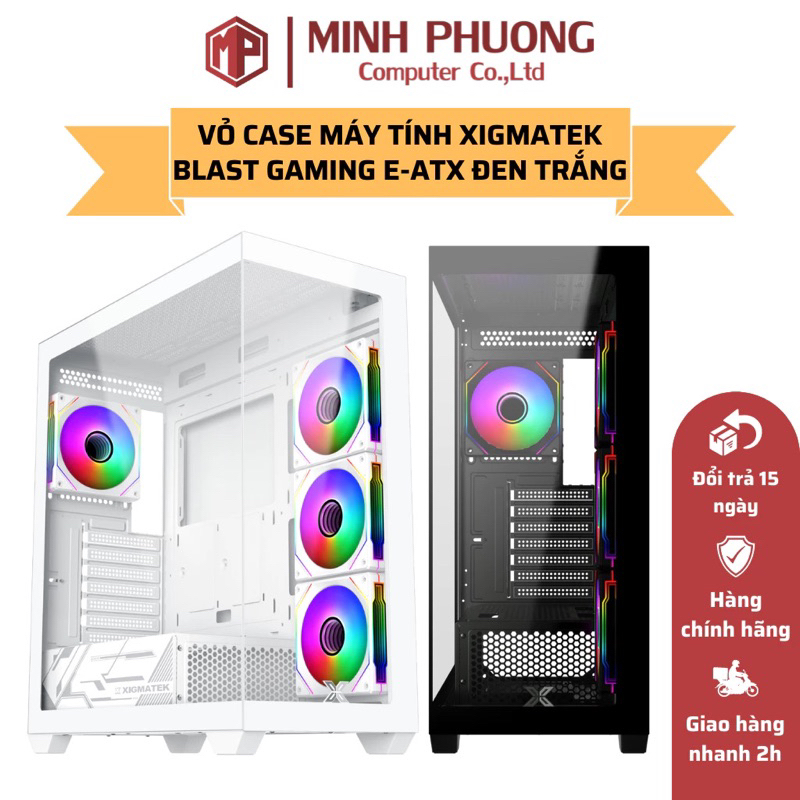 Vỏ Case máy tính XIGMATEK BLAST M hỗ trợ main M-ATX - Hàng chính hãng ...