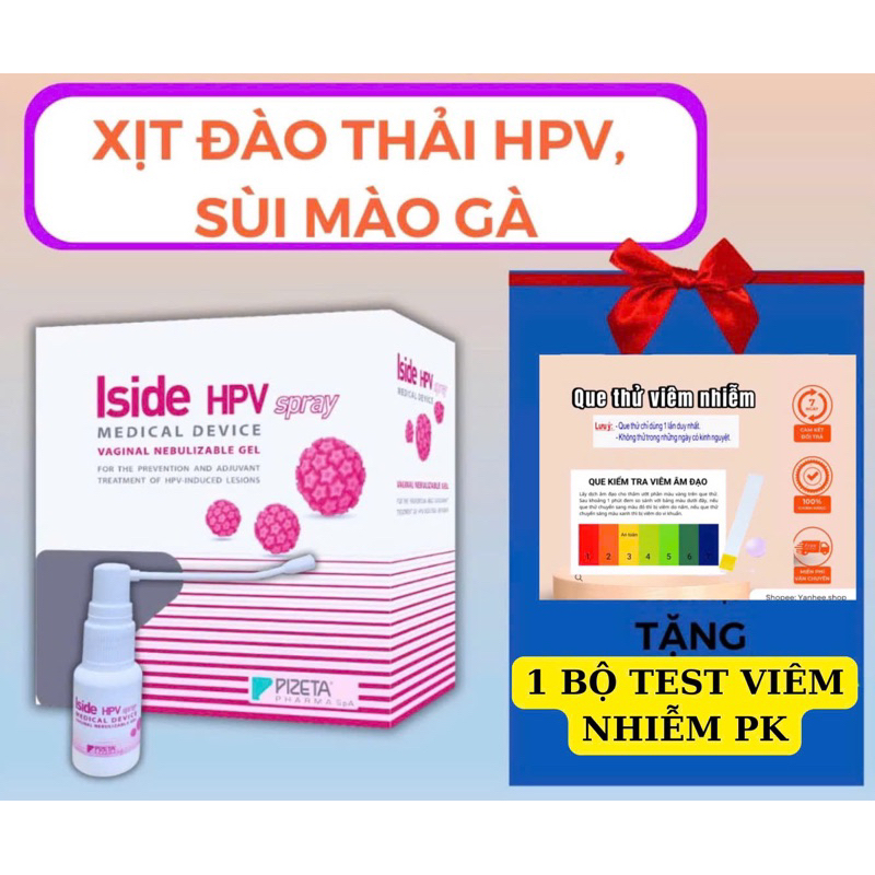 [SHOP MALL CHÍNH HÃNG] ISIDE HPV Spray hỗ trợ đào thải HPV nhập khẩu chính hãng | Shopee Việt Nam