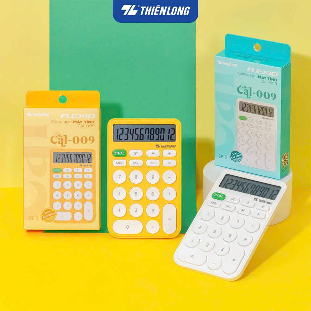 Máy tính văn phòng Thiên Long Flexio CAL-009 | Shopee Việt Nam