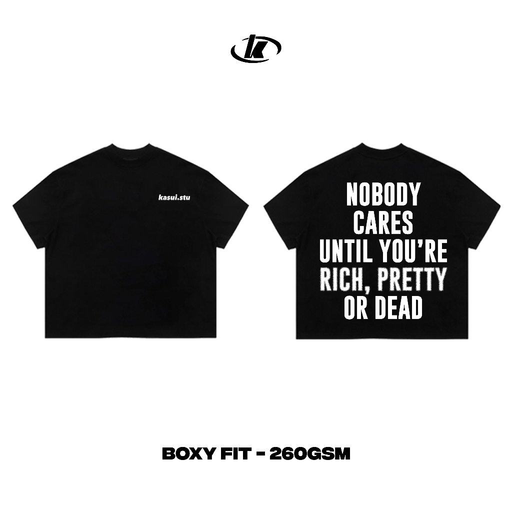 Áo Thun Form Boxy KASUI RICH PRETTY – Local Brand – Cotton 260GSM ...