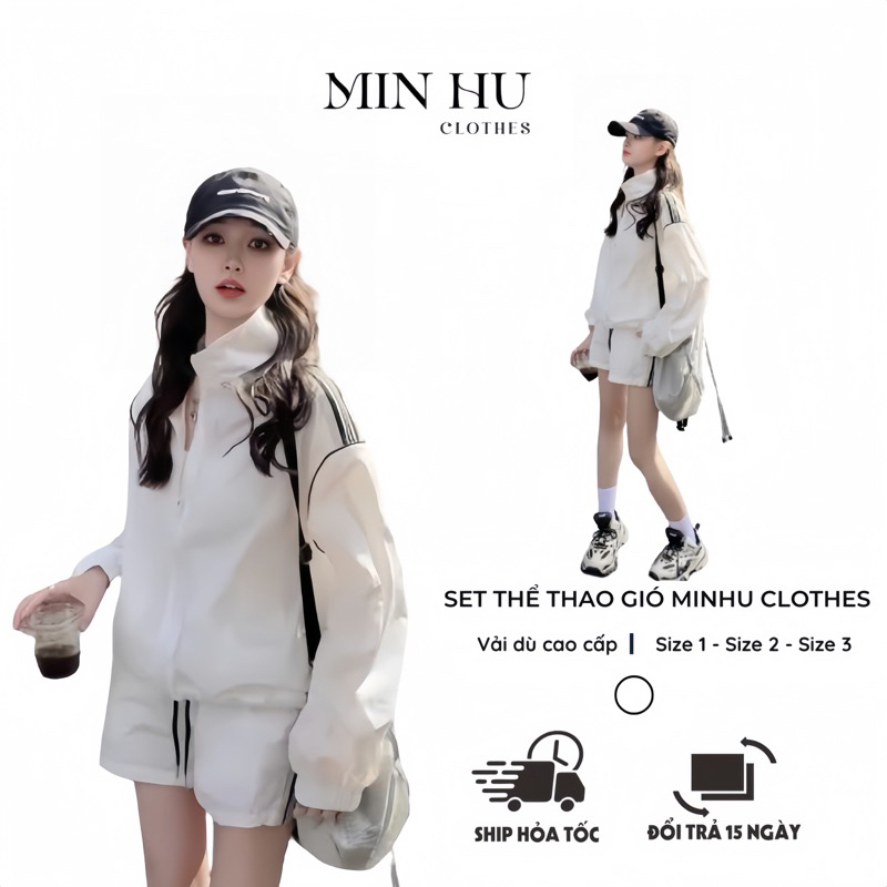 Bộ thể thao gió Minhu Clothes cho Chạy Bộ - Sport | Shopee Việt Nam